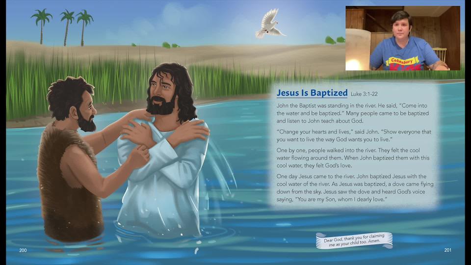 Jesus Baptized For Kids Moment For Children Baptism Of Jesus